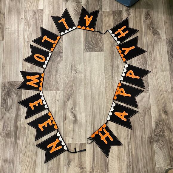Unbranded | Holiday | Happy Halloween Retro Pennant Style Felt Letter ...